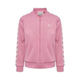 Hummel Hmljr Archive Reg Poly Zip Jacket - Kinder - Gr. 122/128 - rosa