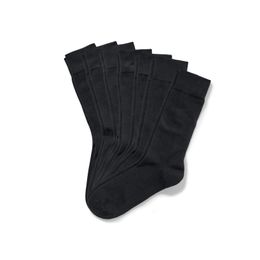 Tchibo - 7 Paar Socken - Herren - Gr. 41-43 - schwarz