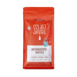 Schvarz - Weihnachtskaffee Filterkaffee - 250 g Ganze Bohne - Intensit&auml;t: 4/6