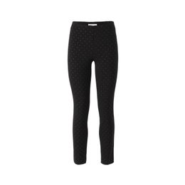 Tchibo - Gepunktete Stretchhose - Damen - Gr. 48 - schwarz/gepunktet