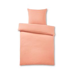 Tchibo - Musselin-Bettw&auml;sche - apricot