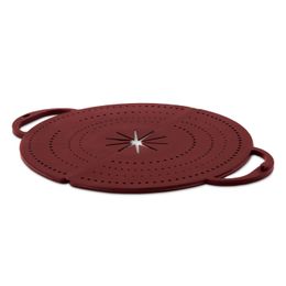 Tchibo - 4-in-1-Pfannen-Spritzschutz - dunkelrot