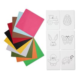 Tchibo - Kn&uuml;ddelbilder-Bastel-Sets - mehrfarbig
