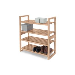 Tchibo - Stapelbare Regale - 80x35x43,2cm - naturfarben - Rubberwood-Holz