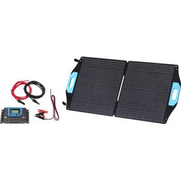 Berger Komplettanlage faltbares Solarpanel Set 100 W inkl. Laderegler - Solar-Komplettsets