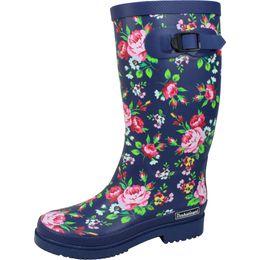 Bockstiegel Julia Damen Gummistiefel dunkelblau multi 39 - Damenschuhe