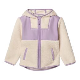 Tchibo - Kinder-Teddy-Jacke - M&auml;dchen - Gr. 98/104 - lila
