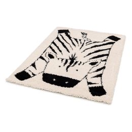 Tchibo - Kinderteppich Nomad Zebra - wei&szlig;