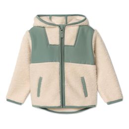 Tchibo - Kinder-Teddy-Jacke - Jungen - Gr. 122/128 - beige