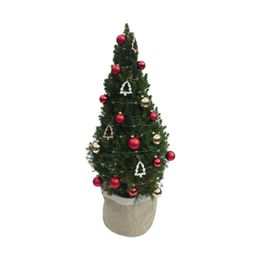 Tchibo - Echtes Weihnachtsb&auml;umchen mit Dekoration - beige