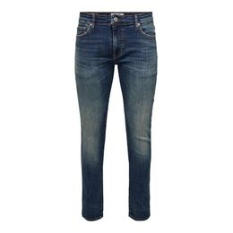 ONLY and SONS ONSLOOM SLIM DB TINT 4500 AZG DNM Jeans blau in W33L34 22034500 A15 BOTTOMS LON Dark Blue Denim/Detail TINTED