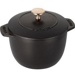 Staub Reis-Cocotte - schwarz
