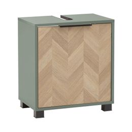 Tchibo - Waschbeckenunterschrank &raquo;Piazza&laquo; - 50,3x33x56cm - schwarz - Holz / Metall / Kunststoff