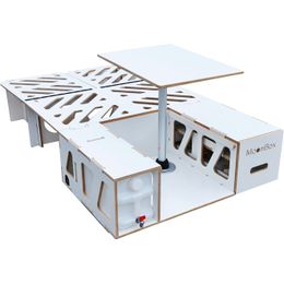 Moonbox Campingbox 111 Modify passend f&uuml;r Minivan wei&szlig; - Ausbauboxen & Campingboxen