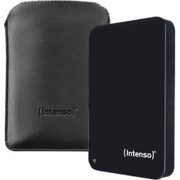 Intenso Memory Drive - 1 TB in schwarz + Tasche