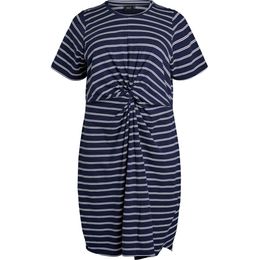 ZIZZI Kleid 'Mmelissa' Damen Gr&ouml;&szlig;e 54/56 marine / wei&szlig; Sommerkleid