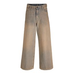 Jack & Jones Jack & Jones Junior Jeans 'JJIDave Original' boy size 152 Beige / Brown / Grey