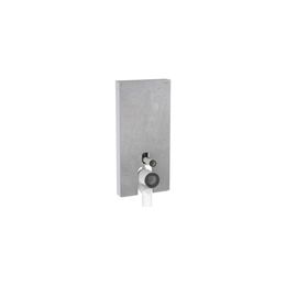 Geberit Wand-WC-Modul Monolith Plus Bauh. 101cm, Fr. Steinz. Beton, S. Alu (131203JV7)