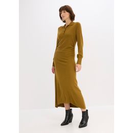 bonprix Strickkleid aus softem Viskose-Mix, gr&uuml;n, Gr.36/38 (S), Modern und bequem, aus Viskose