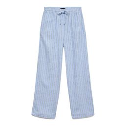 V&eacute;ro Moda Vero Moda Hose 'VMLINN' Damen Gr&ouml;&szlig;e 42 hellblau / schwarz / wei&szlig;