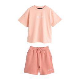 Baker By Ted Baker Set Jungen Gr&ouml;&szlig;e 110 pitaya / puder / wei&szlig;