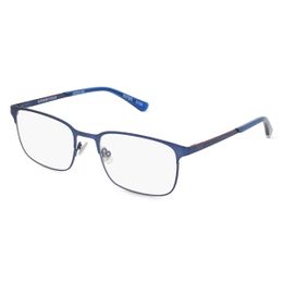 Superdry SDO Script Brille Unisex | Fassung: Vollrand, Quadratisch, Blau Rot