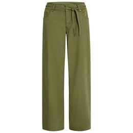Gina Damen Leinen-Hose mit Wide-Leg