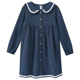 Topolino M&auml;dchen Musselin-Kleid aus Baumwolle