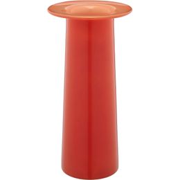 Tischvase CREATIV HOME "Vase", braun, H:35cm &Oslash;:17cm, Vasen, Tischvase, mit floralem Dekor