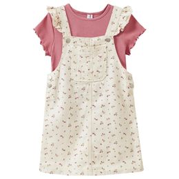 Topolino M&auml;dchen Set aus Latzkleid und T-Shirt