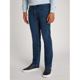 Straight-Jeans Tommy Hilfiger "CORE DENTON", Herren, Gr. 40, L&auml;nge 30, blau (tinted blau), Denim/Jeans, Obermaterial: 98% Baumwolle, 2% Elasthan, straight fit, Jeans Straight-Jeans
