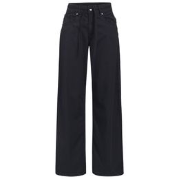 Gina Damen Leinen-Hose mit Wide-Leg