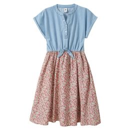 Yigga M&auml;dchen Kleid mit Bl&uuml;mchen-Print