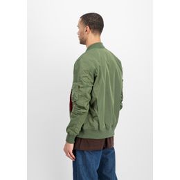 Bomberjacke Alpha Industries "MA-1 TT Light", Herren, Gr. XS, gr&uuml;n (sage, gr&uuml;n), Obermaterial: 100% Nylon, Futter: 100% Nylon, Jacken Bomberjacke