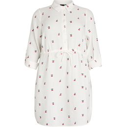 ZIZZI Kleid 'Vviva' Damen Gr&ouml;&szlig;e 58/60 gr&uuml;n / rot / wei&szlig; Sommerkleid