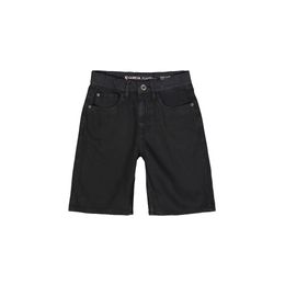 Jeansbermudas Garcia "Ilyano Short", Jungen, Gr. 176, N-Gr, schwarz, Denim/Jeans, Obermaterial: 100% Baumwolle, unifarben, normal knielang, Jeans Jeansbermudas, im 5-Pocket-Stil, for Boys