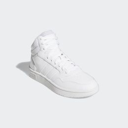 Sneaker adidas Sportswear "HOOPS 3.0 MID CLASSIC", Damen, Gr. 38, wei&szlig; (cloud wei&szlig;, cloud wei&szlig;, dash grau), Synthetik, Textil, Schuhe Sneaker, Topseller