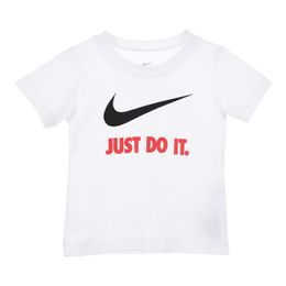 T-Shirt Nike Sportswear "TE-S/S TEE", Jungen, Gr. 80 (12), rot (whi(rot)), Obermaterial: 100% Baumwolle, Shirts T-Shirt, f&uuml;r Babys
