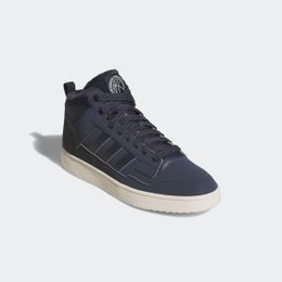 Winterboots adidas Sportswear "RAPID COURT MID WINTERIZED", Damen, Gr. 41, blau (shadow navy, legend ink, sanftes wei&szlig;), Synthetik, Schuhe Winterboots, Sneaker, Schn&uuml;rboots, Winterschuhe