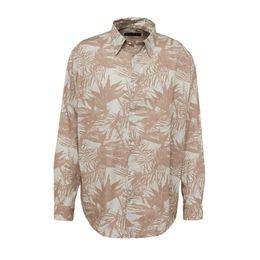 Drykorn Hemd 'OMANOC' Herren Gr&ouml;&szlig;e S taupe / gr&uuml;n