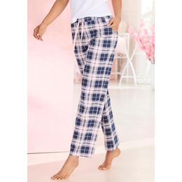 Vivance Dreams Pyjamahose mehrfarbig Gr. 40/42 f&uuml;r Damen. Mit Allover-Druck. Nachhaltig.