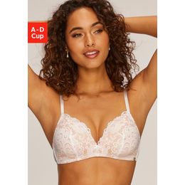 JETTE Bralette-BH beige Gr. 80D. Mit B&uuml;gel