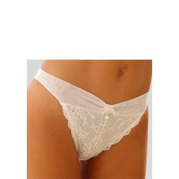 Lascana Stringtanga 'Nina' beige Gr. 32/34 f&uuml;r Damen