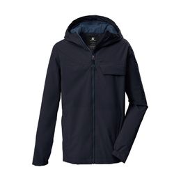 Funktionsjacke Killtec "KOS 125 BYS JCKT", Jungen, Gr. 128, navy, Obermaterial: 100% Polyester;Futter: 100% Polyester, Jacken Funktionsjacke, Wind- und wasserdicht, verschwei&szlig;te N&auml;hte, Teflon EcoElite&trade;