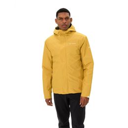 Regenjacke Vaude "MEN'S CYCLIST WARM RAIN JACKET II", Herren, Gr. S, savanna, Web, Obermaterial: 100% Polyester. Futter: 100% Polyacryl. Wattierung: 100% Polyester, unifarben, regular fit normal, Rundhals, eingesetzt gerader Abschluss, Jacken Regenjacke, sportlicher Stil, regular fit, wasserdicht, atmungsaktiv
