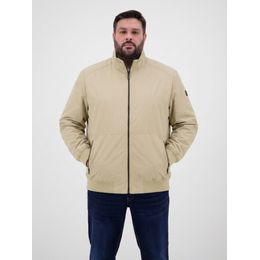 Blouson Lerros "Blouson leicht gef&uuml;ttert in GROSSEN GR&Ouml;SSEN", Herren, Gr. 3XL, kitt, 100% Polyester, Jacken Blouson, Herren Blouson in &Uuml;bergr&ouml;&szlig;e, Wasser- und windabweisend, Atmungsaktiv