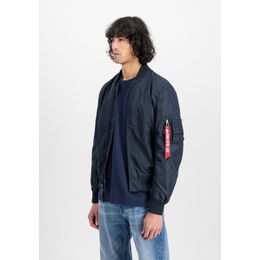Bomberjacke Alpha Industries "MA-1 TT Light", Herren, Gr. XXL, blau (rep.blau), Obermaterial: 100% Nylon, Futter: 100% Nylon, Jacken Bomberjacke