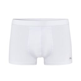 Boxer Fila "MAN BOXER SHORTS", Herren, Gr. L, 300, wei&szlig;, Obermaterial: 95% Baumwolle, 5% Elasthan, k&ouml;rpernah, Unterhosen Boxer, mit verst&auml;rktem Mittelteil
