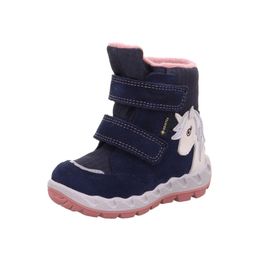 Superfit Stiefel 'Icebird' M&auml;dchen Gr&ouml;&szlig;e 31 navy / pink / offwhite