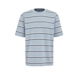 WE Fashion T-Shirt Herren Gr&ouml;&szlig;e XS navy / hellblau / wei&szlig;
